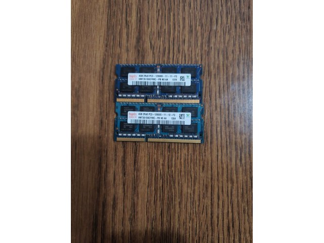 Dve radne memorije Hynix po 4gb,ddr3,1600mhz