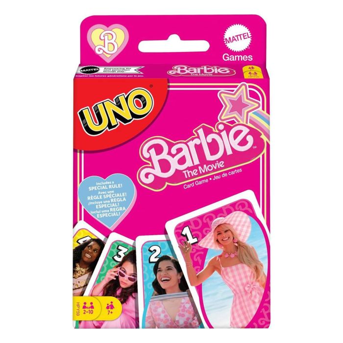 Društvena Igra Mattel Uno - Barbie - Card Game