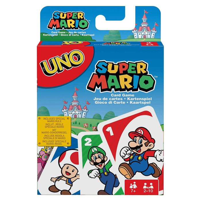 Društvena Igra Mattel Uno - Super Mario - Card Game