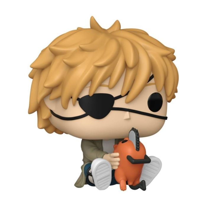 Bobble Figure Anime - Chainsaw Man Pop! - Denji With Pochita