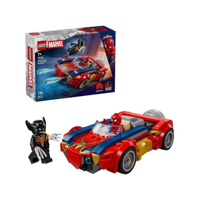 Lego Marvel - Spider-man Car Vs Venomized Wolverine