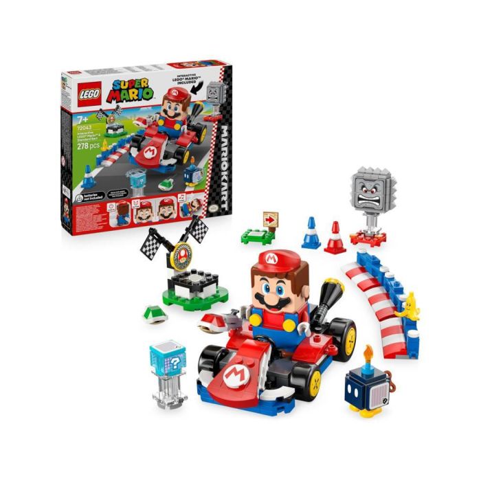 Lego Super Mario - Mario Kart - Interactive Mario With Kart