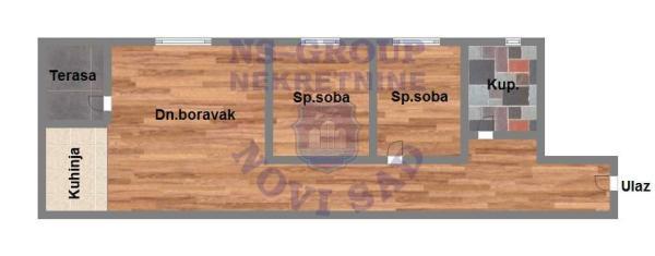 Trosoban stan na prodaju, 55m2, 145.640€