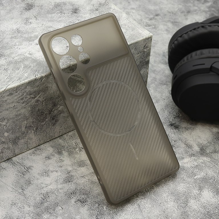 Zastitna maska (futrola) AIR STRIPE - Samsung S938 Galaxy S25 Ultra 5G crna (MS)
