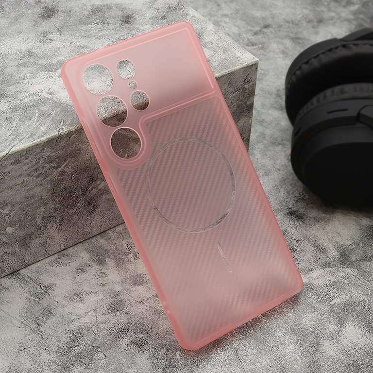 Zastitna maska (futrola) AIR STRIPE - Samsung S938 Galaxy S25 Ultra 5G roze (MS)