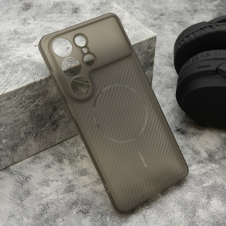 Zastitna maska (futrola) AIR STRIPE - Samsung S948 Galaxy S26 Ultra 5G crna (MS)