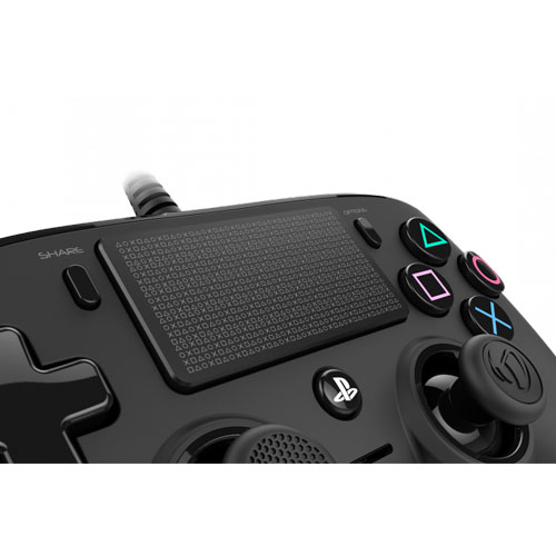 NACON Gamepad WIRED COMPACT CONTROLLER (Crni) Osmosmerni kursor, USB, Windows, PlayStation