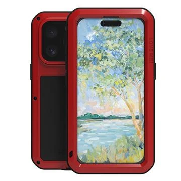 IPHONE 16 PRO MAX LOVE MEI POWERFUL HIBRIDNA MASKA - CRVENA