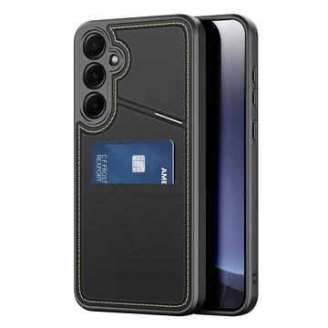 SAMSUNG GALAXY S25 DUX DUCIS RAFI II MAGNETIC CASE WITH KICKSTAND AND CARD SLOTS - BLACK