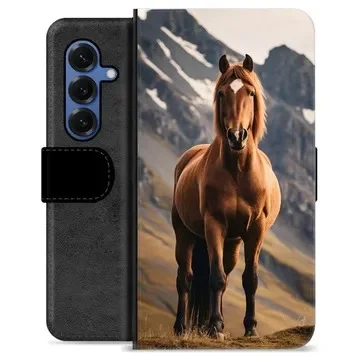SAMSUNG GALAXY S25 PREMIJUM FUTROLA-NOVČANIK - KONJ