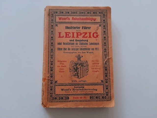 Ilustrovani vodič kroz Lajpcig na nemačkom jeziku