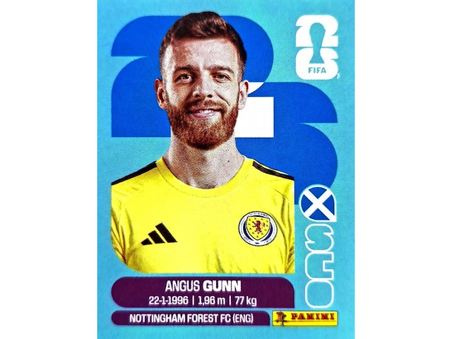 FIFA World Cup 2026 SCO2 Angus Gunn