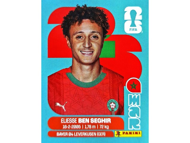 FIFA World Cup 2026 MAR12 Eliesse Ben Seghir