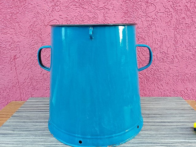 Etno posuđe/Kanta za mast 30 L /emajlirana