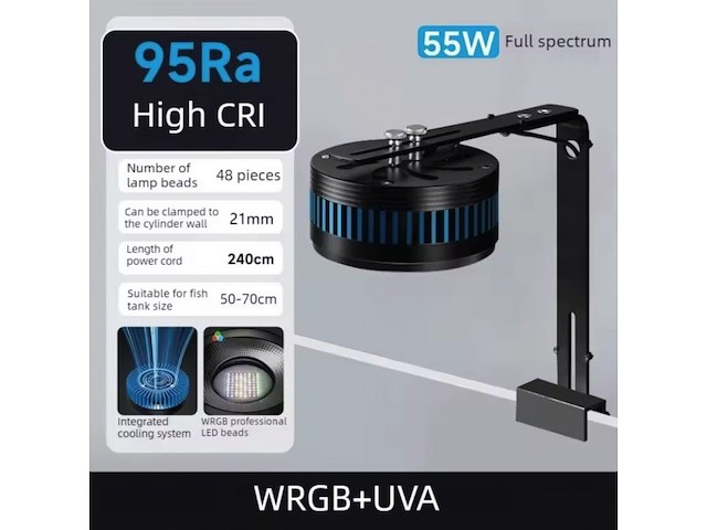 Yee Profesionalna WRGB+UVA LED Rasveta za Akvarijum