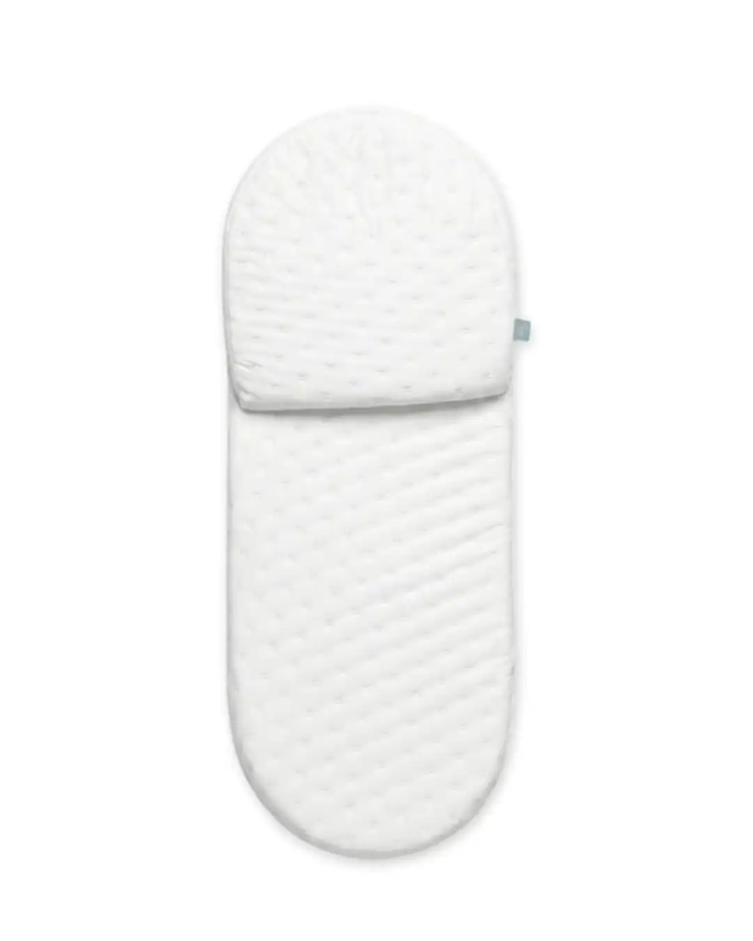Dušek i jastuk za kolevku protiv refluksa Basic White 30×74