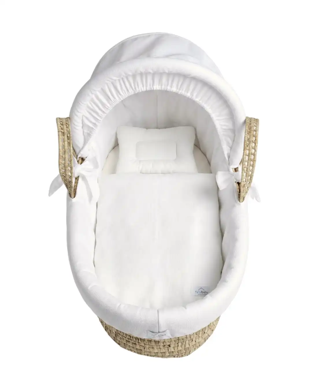 Posteljina za kolevku za bebe Basic White II