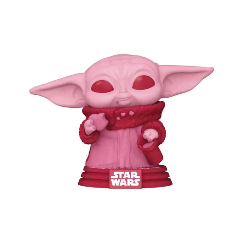 Bobble Figure Star Wars - Star Wars Valentines Pop! - Grogu With Cookies