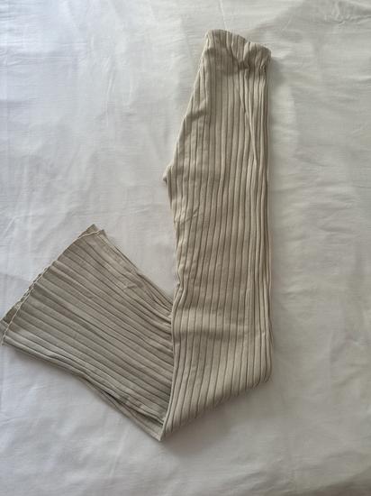 Bež zvonaste pantalone