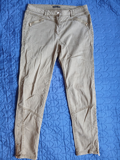 Bréal maslinasto zelene pamucne pantalone, 38