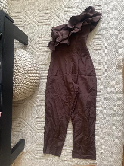 ZARA XS LAN I VISKOZA KOMBINEZON