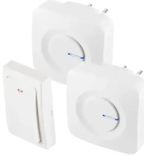 Home Bežicno kucno zvono set 230V, kineticki taster,IP44,melodija 36,domet na otvorenom 100 m