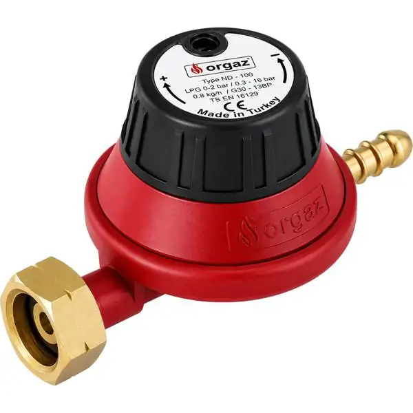 ORGAZ podesivi regulator pritiska za plin propan-butan 0–2 mbar