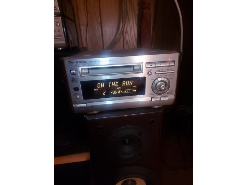 Technics minidiscplayer-recorder SJ-HD501-RETKO