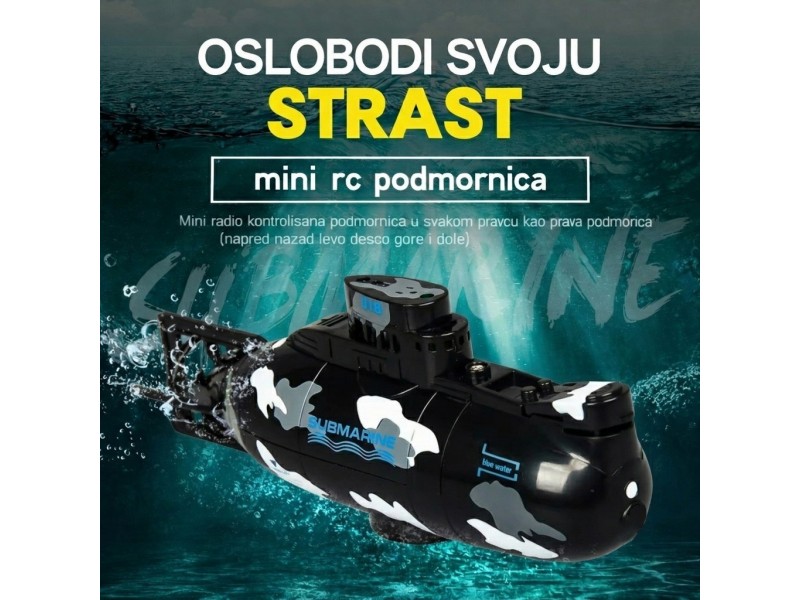 NOVA Podmornica na daljinski, pametni senzori, testiran