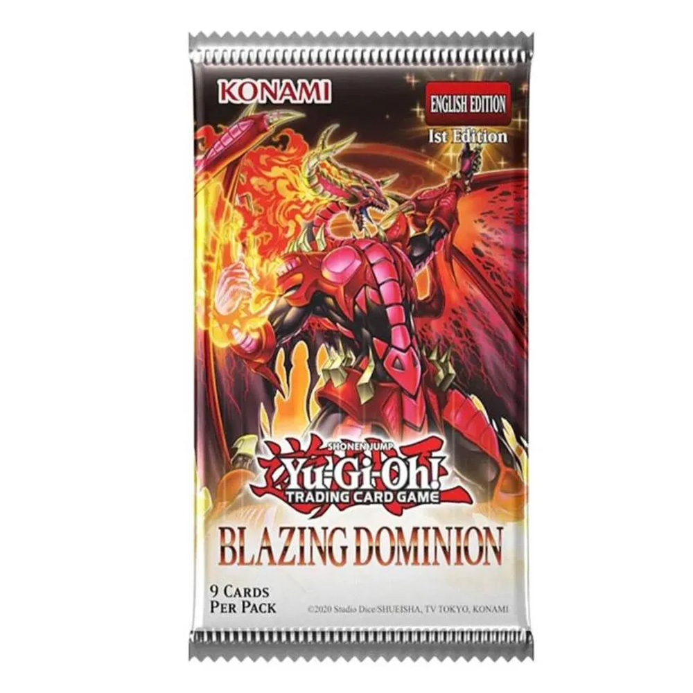 Yu-Gi-Oh! TCG: Blazing Dominion Booster Pack (Single pack)