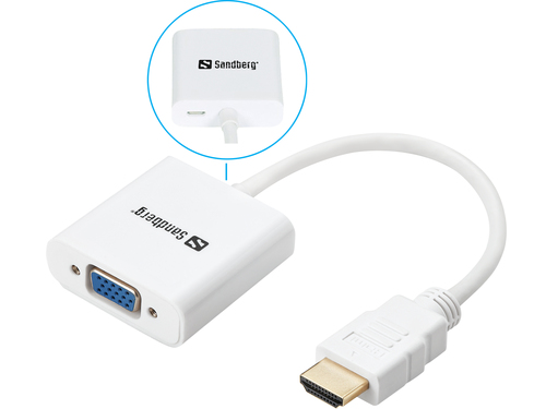 Adapter Sandberg HDMI - VGA 508-69