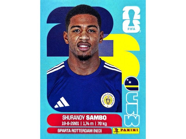 FIFA World Cup 2026 CUW8 Shurandy Sambo