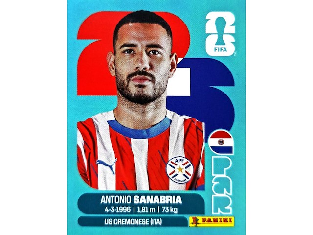 FIFA World Cup 2026 PAR20 Antonio Sanabria
