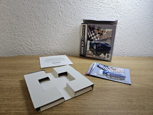Kutija za igricu Racing Fever Nintendo GameBoy ADVANCE