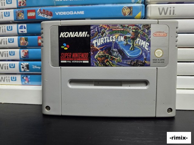 SNES igra - Turtles 4 turtles  in the time