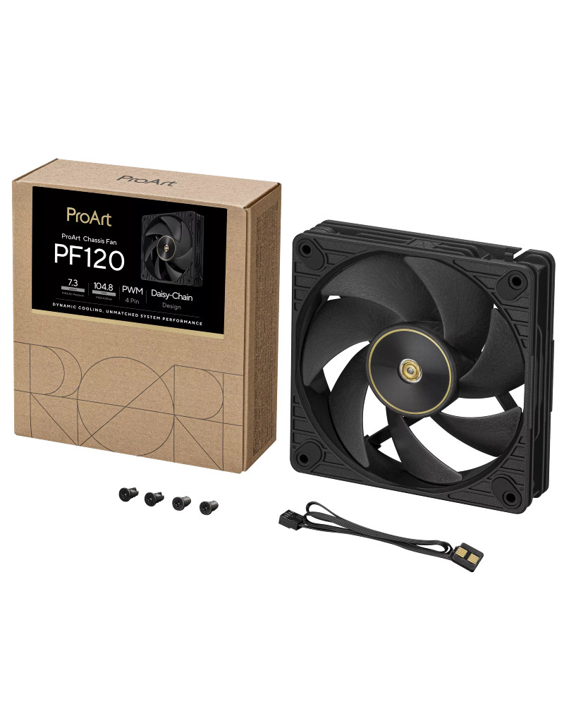 ASUS PROART PF120 FAN PWM BLACK ventilator crni