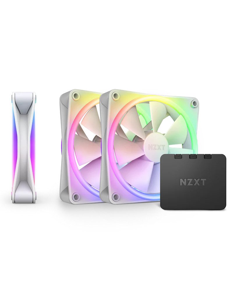 NZXT F120 RGB Duo Triple Pack 120mm ventilator beli (RF-D12TF-W1)