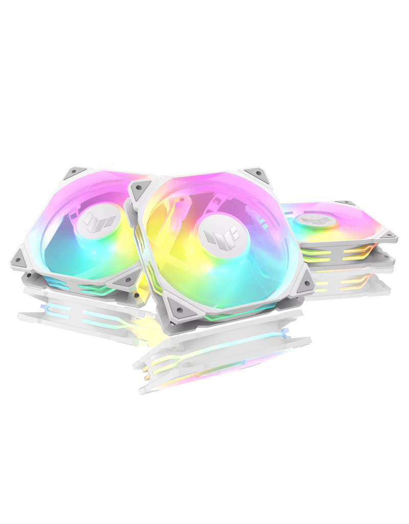 ASUS TUF GAMING TR120 ARGB REVERSE WHITE 3IN1 ventilator