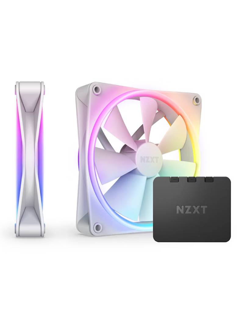 NZXT F140 RGB Duo Twin Pack 140mm ventilator beli (RF-D14DF-W1)