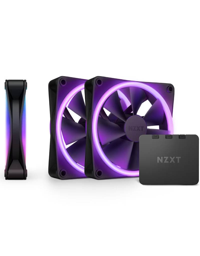 NZXT F120 RGB Duo Triple Pack 120mm ventilator crni (RF-D12TF-B1)