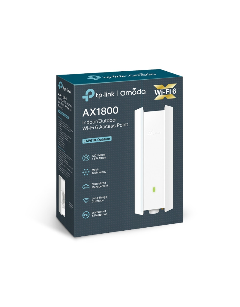 TP-LINK EAP610- Outdoor(EU) AX1800 Indoor/Outdoor OMADA ACCESS POINT SPOLJNI WI-FI 6 IP67