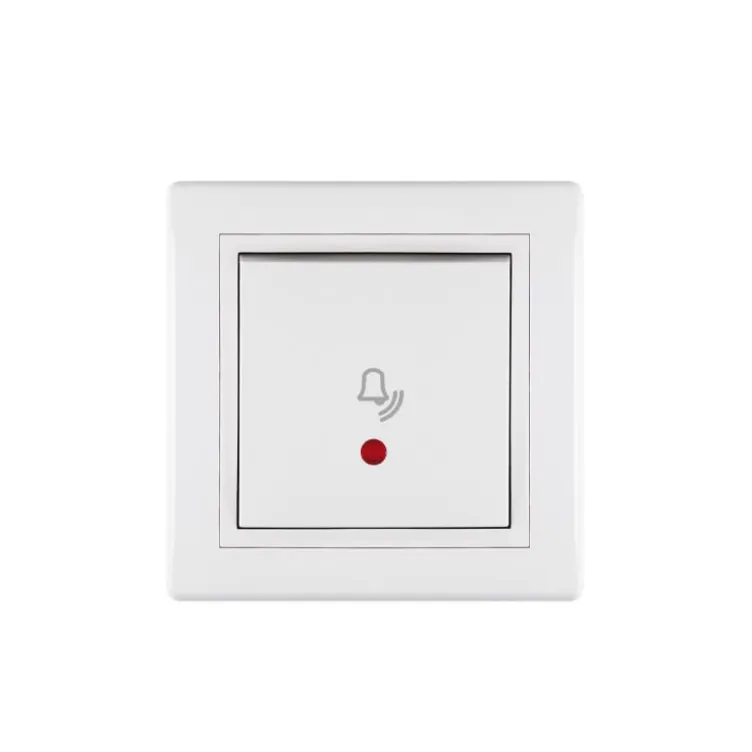 Taster za zvono sa indikacijom 10A 250V beli