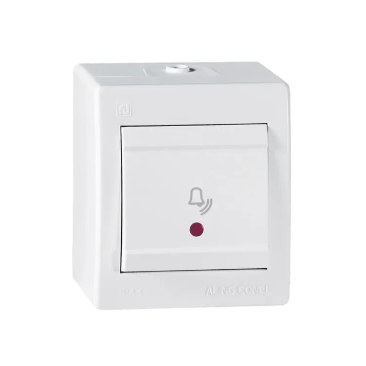 Taster za zvono PVC IP44 10A 250V