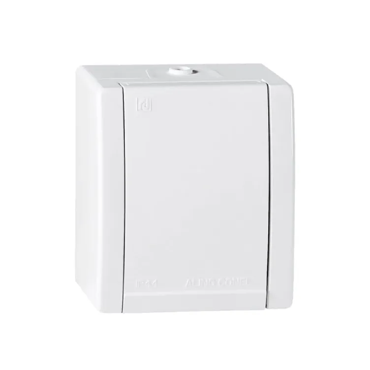 Dvopolna utičnica bela 16A 250V IP44