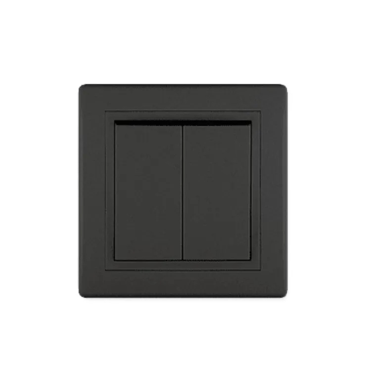 Sklopka serijska 10A 250V crna soft