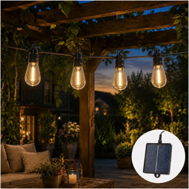 Solarni LED niz 10m, 10 sijalica