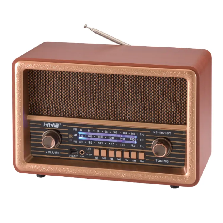Retro RGB Bluetooth radio 8076BT