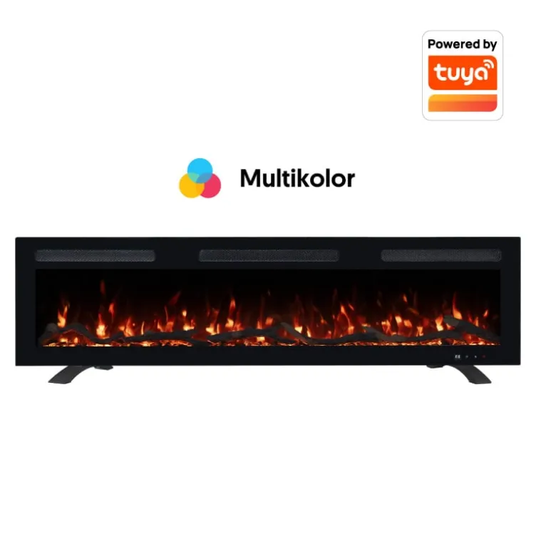 PROSTO smart el. 60" 3u1 multikolor s. kamin 1800W