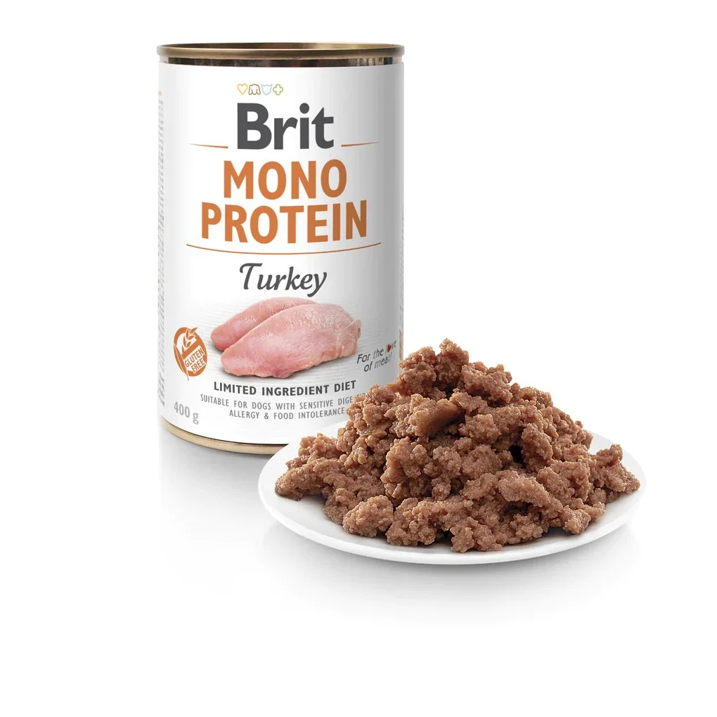 BRIT Mono Protein, s ćuretinom, bez žitarica, 400g