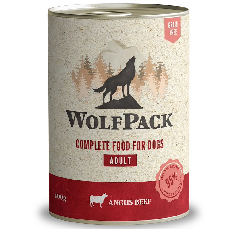 WOLFPACK Angus govedina, bez žitarica